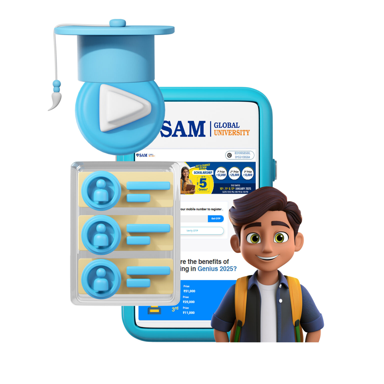 Genius Exam 2026 | Scholarships, Cash Prizes & Skill Development - SAM ...