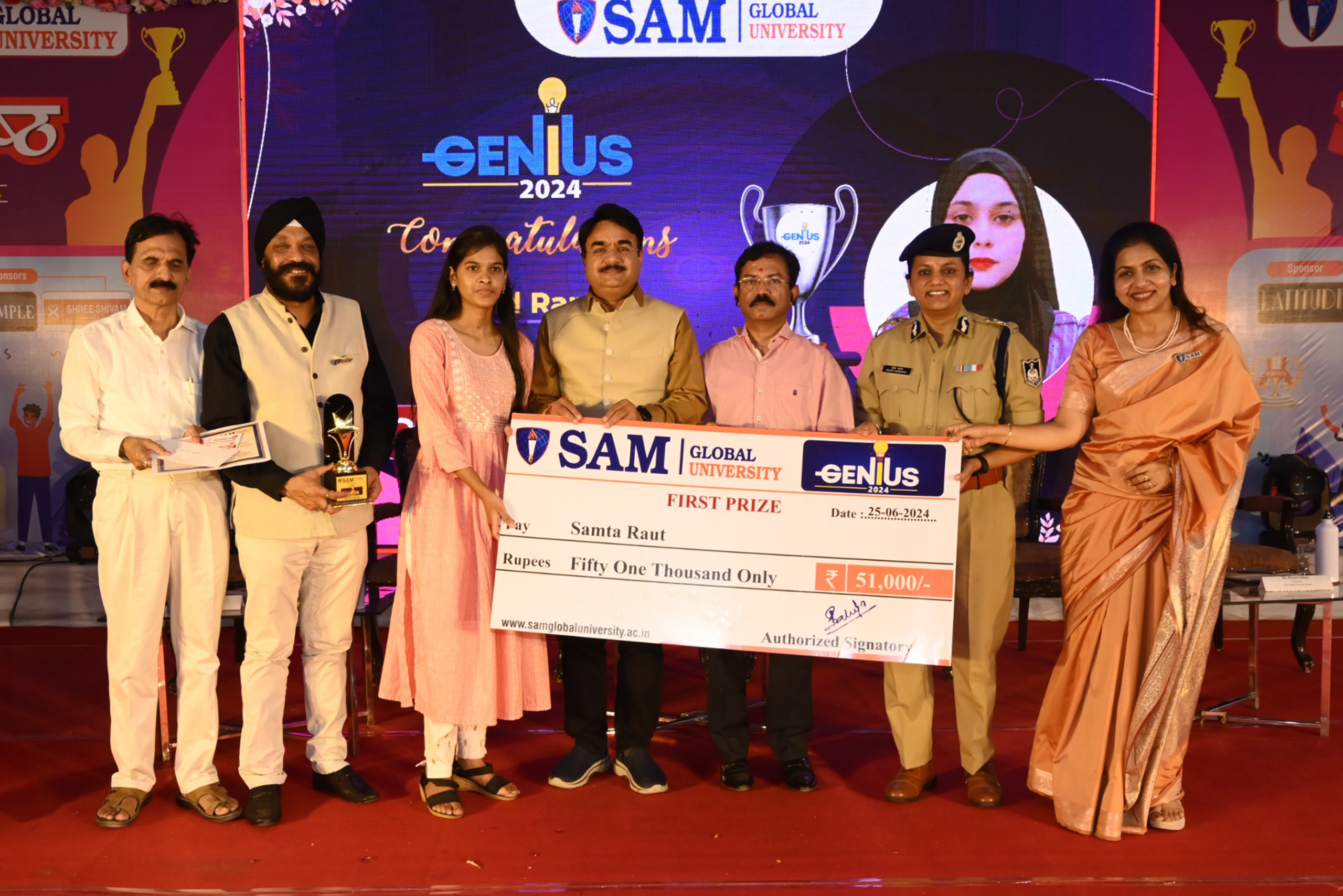 Genius 2024 Awards 1st - Sam Global University