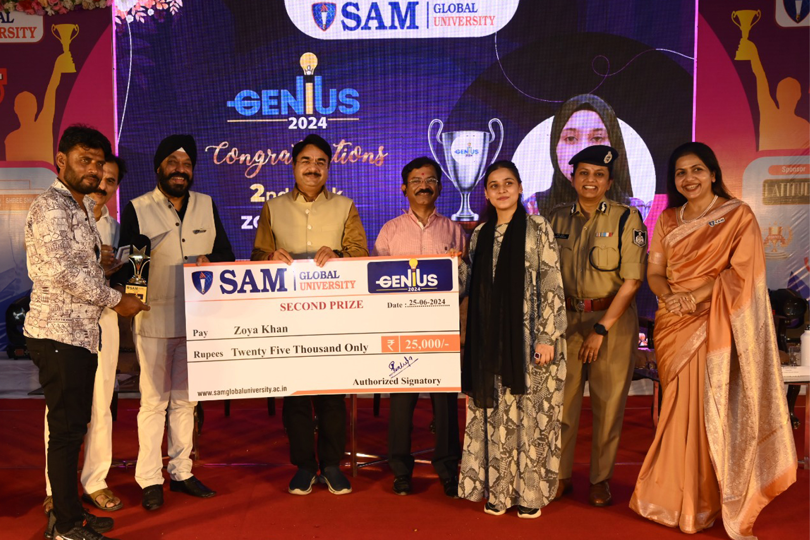 Genius 2024 Awards 2nd Price - Sam Global University