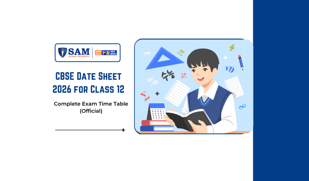 CBSE Date Sheet 2026 for Class 12 Complete Exam Time Table - Sam Global ...